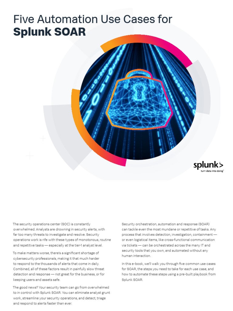 Splunk SOAR: Five Automation Use Cases For | PDF | Phishing | Malware
