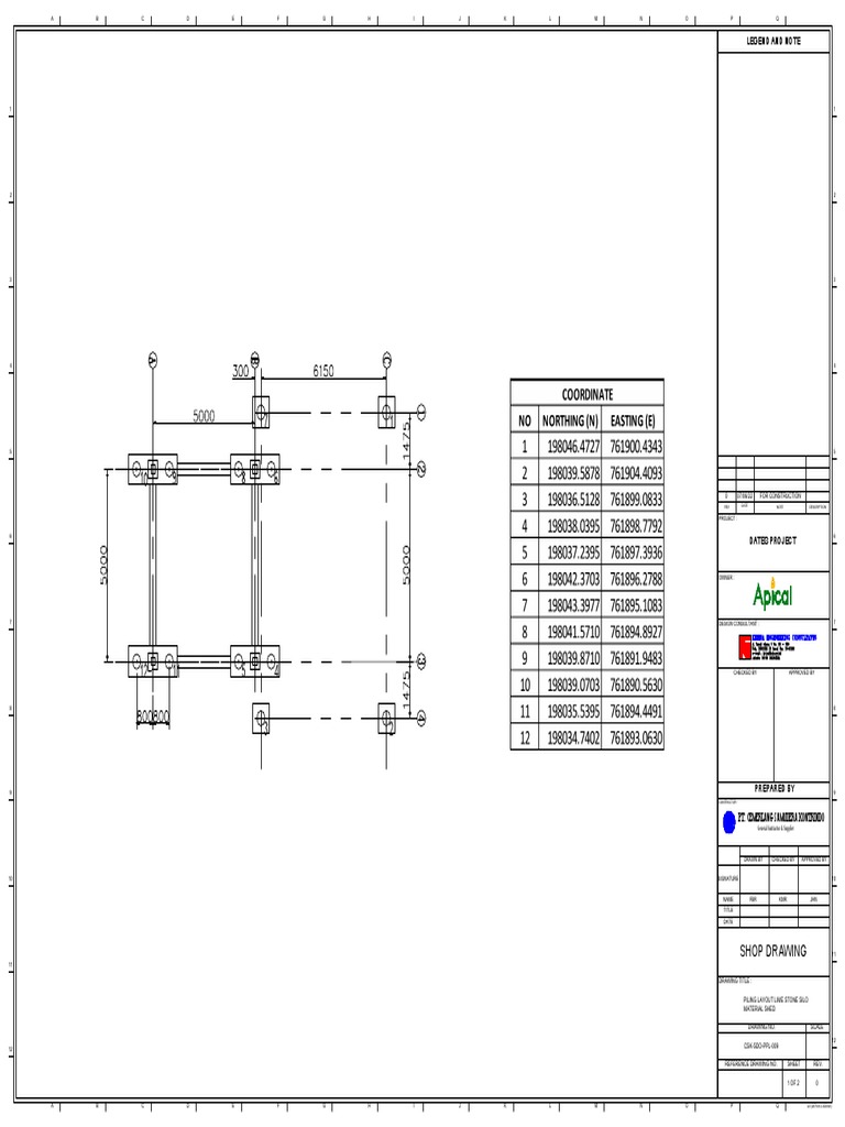 Limestone Silo | PDF | Technical Drawing | Engineering