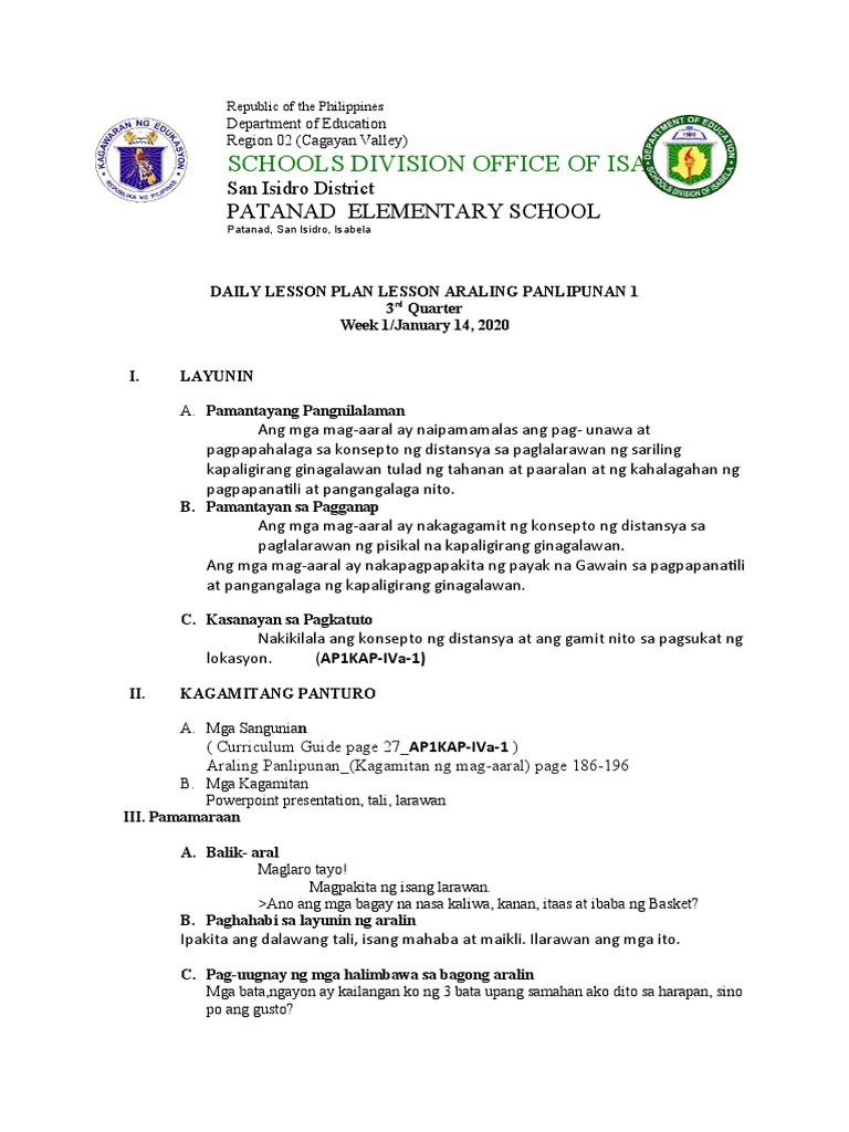 DLP Ap 4rth Quarter Week1 | PDF