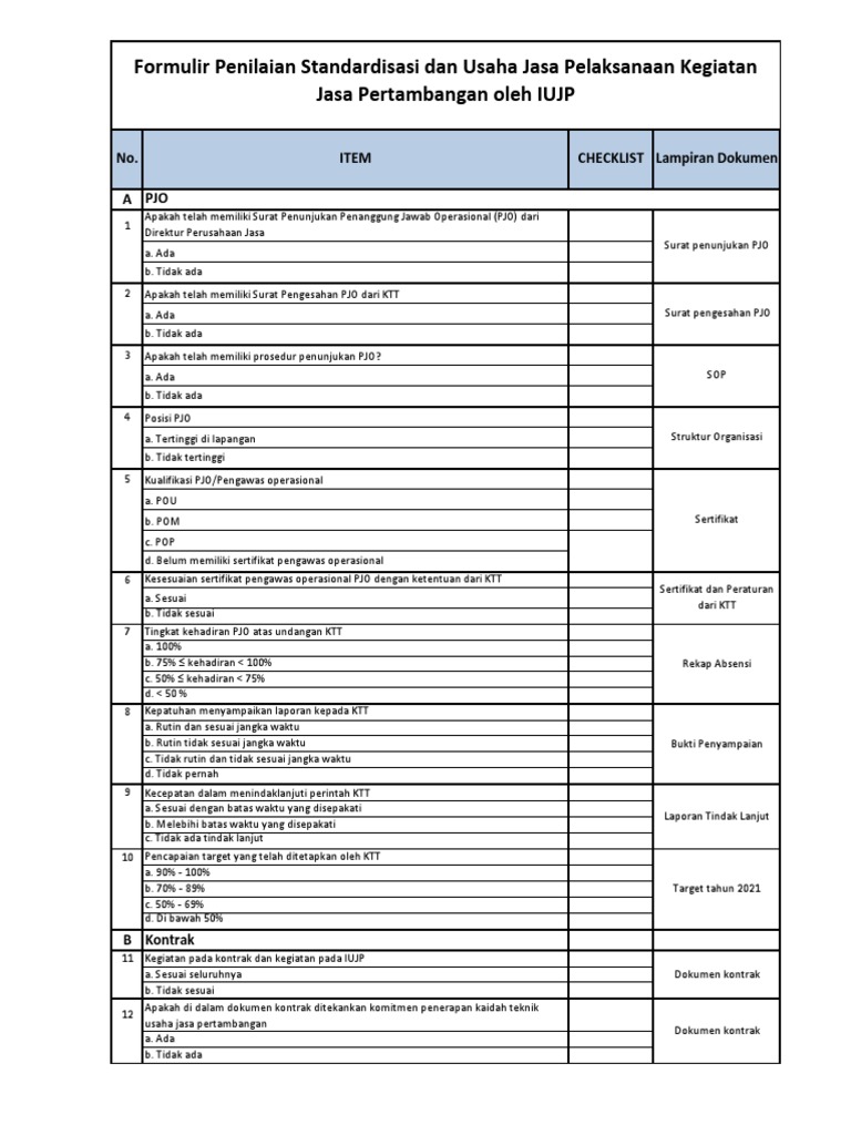 Form Usaha Jasa Award 2022 - IUJP | PDF