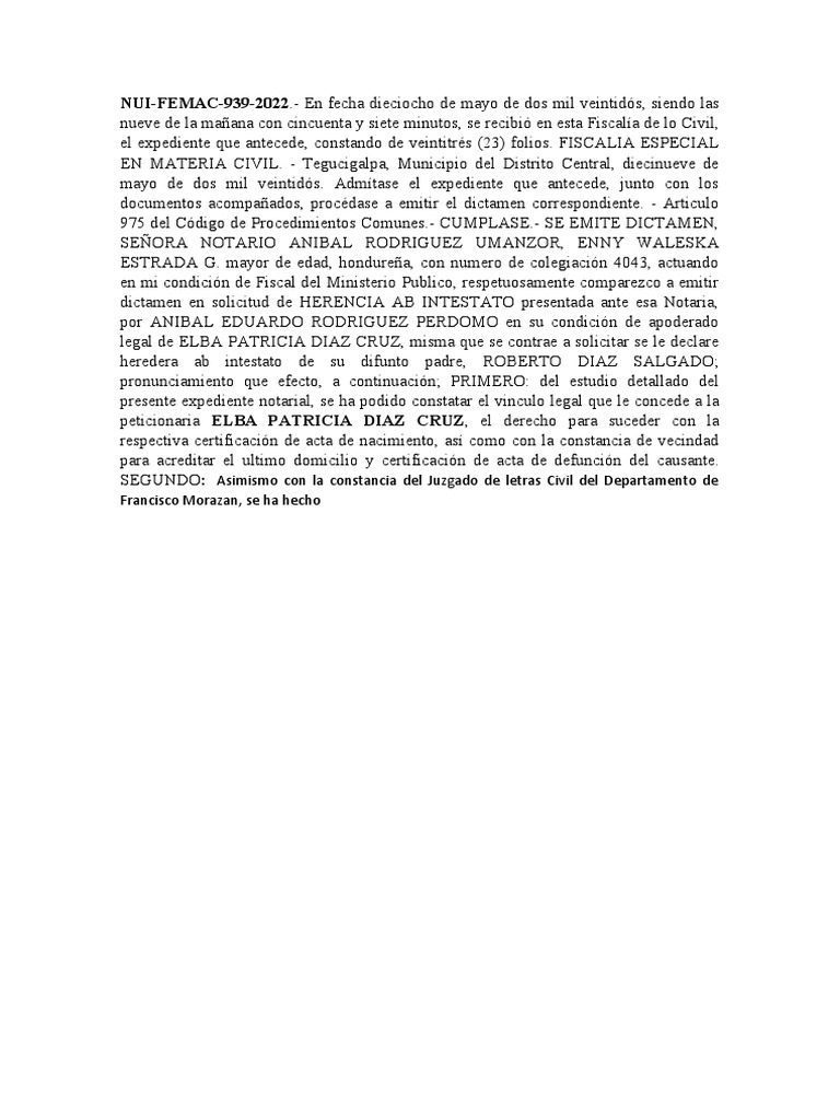 NUI-FEMAC-939-2022.-En Fecha Dieciocho de Mayo de Dos Mil Veintidós ...