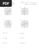 KUTA Graphing Lines in Slope-Intercept Form | PDF | Equations | Mathematical Objects