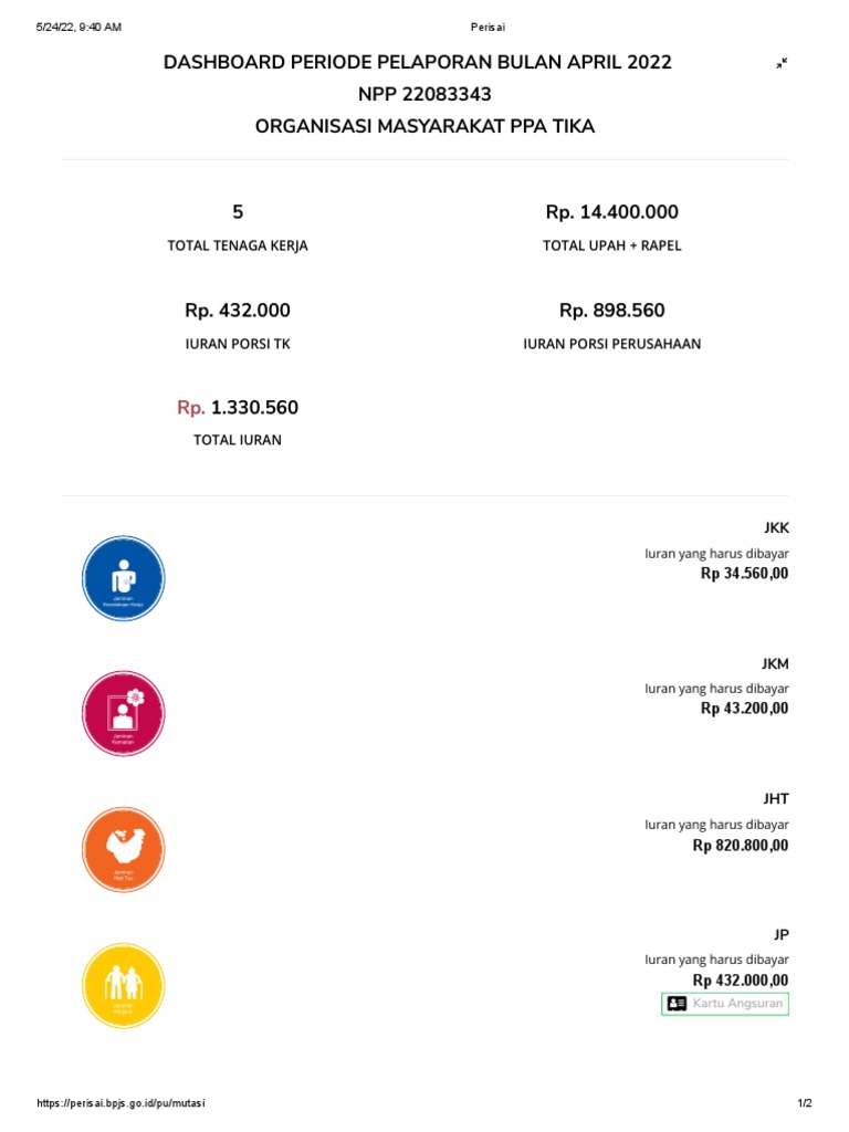 Daftar Ppa Tika | PDF