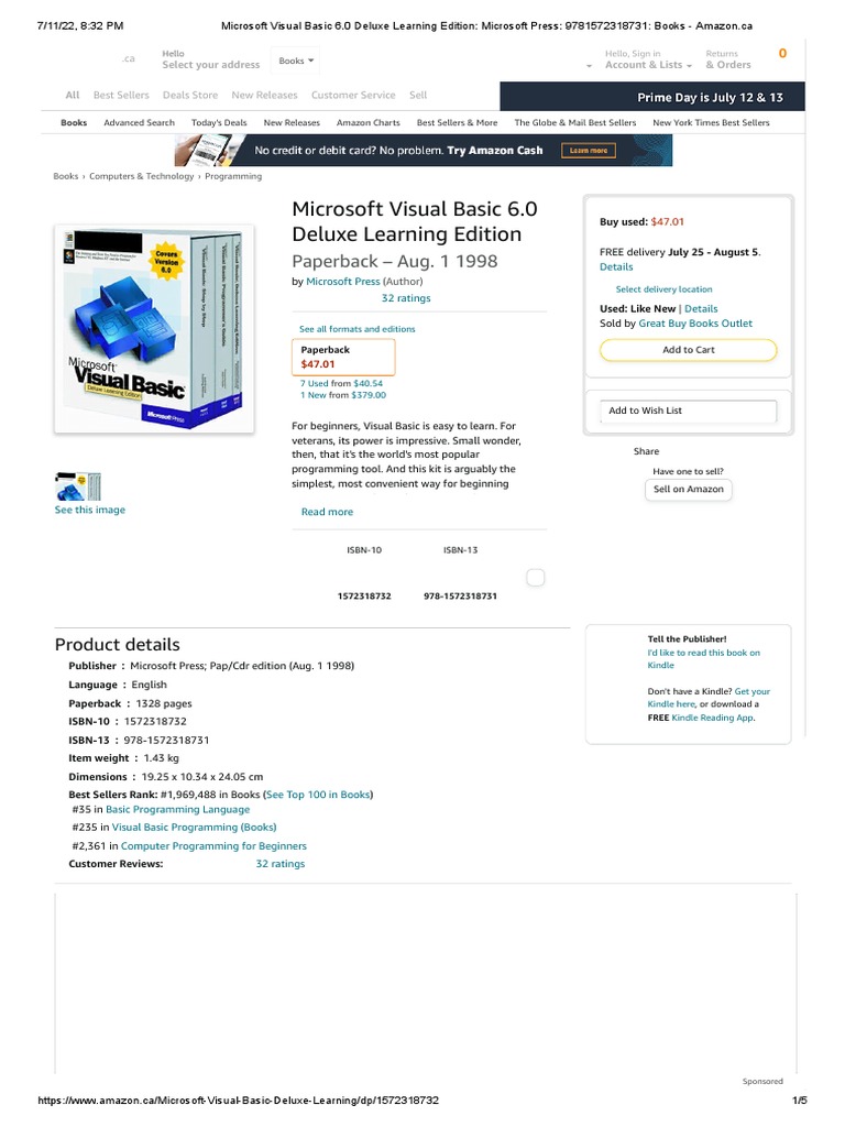 Microsoft Visual Basic 6.0 Deluxe Learning Edition - Microsoft Press ...