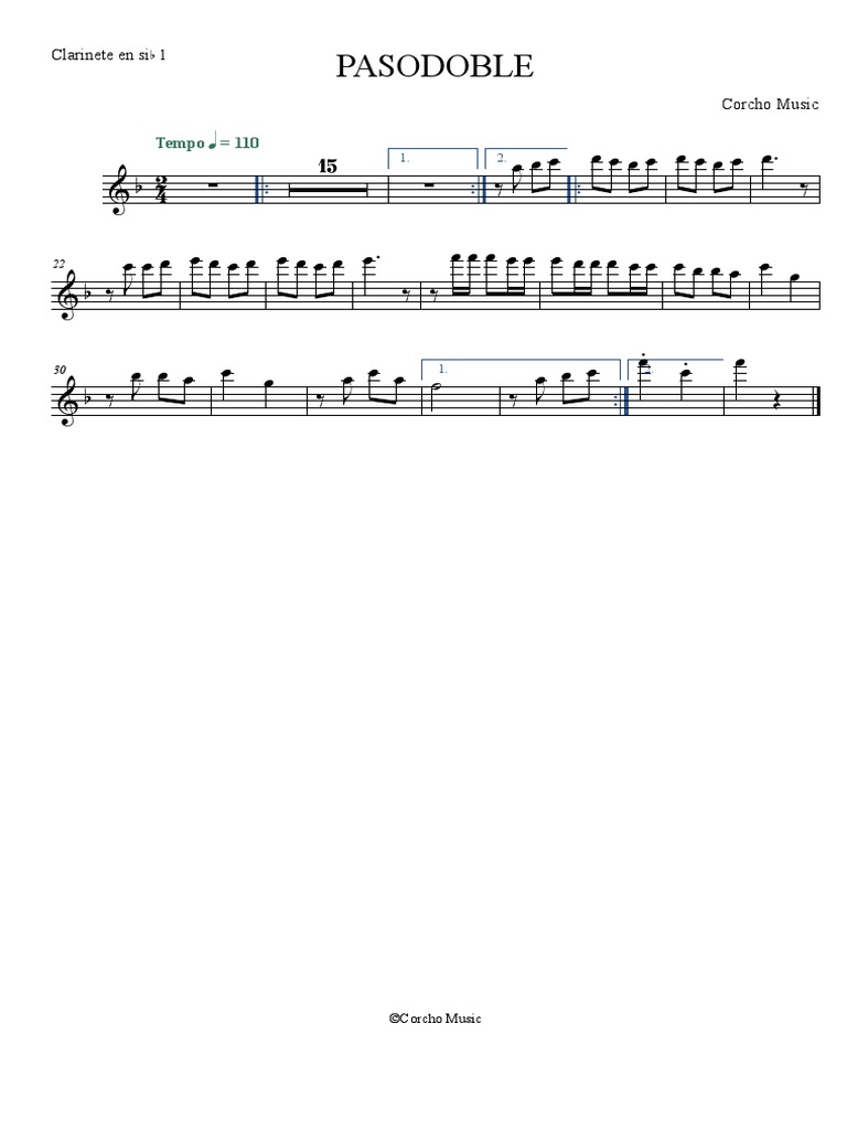 Pasodoble | PDF | Tuba