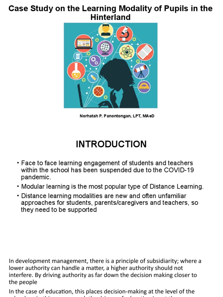 Case Study On The Learning Modality of Pupils | PDF | Perception ...