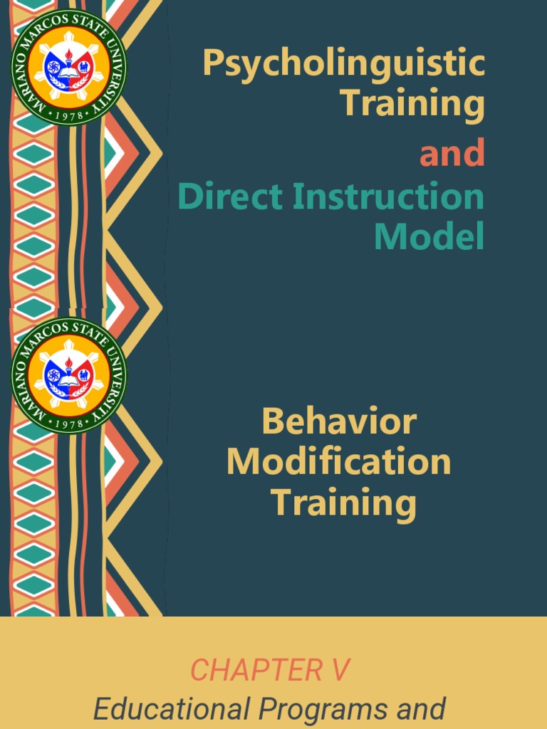 Psycholinguistic Training: Direct Instruction Model | PDF ...