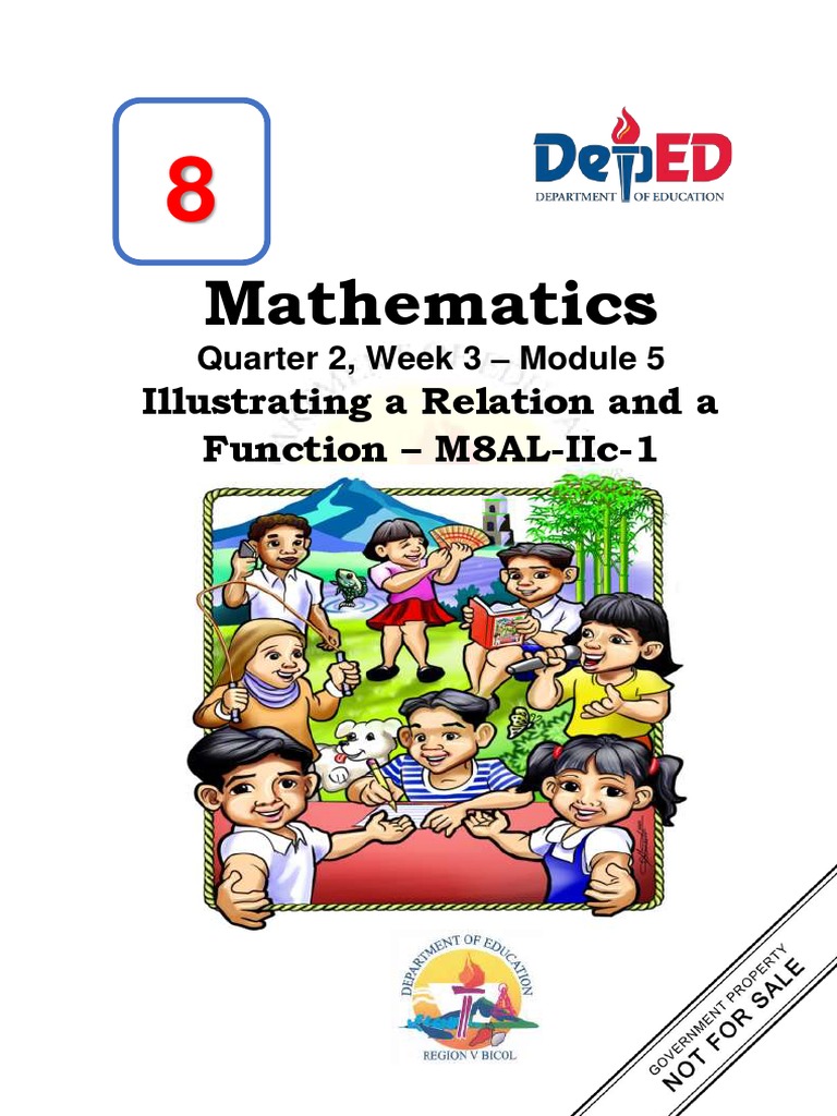 Math8-Q2-Wk 3-M5 | PDF | Function (Mathematics) | Copyright