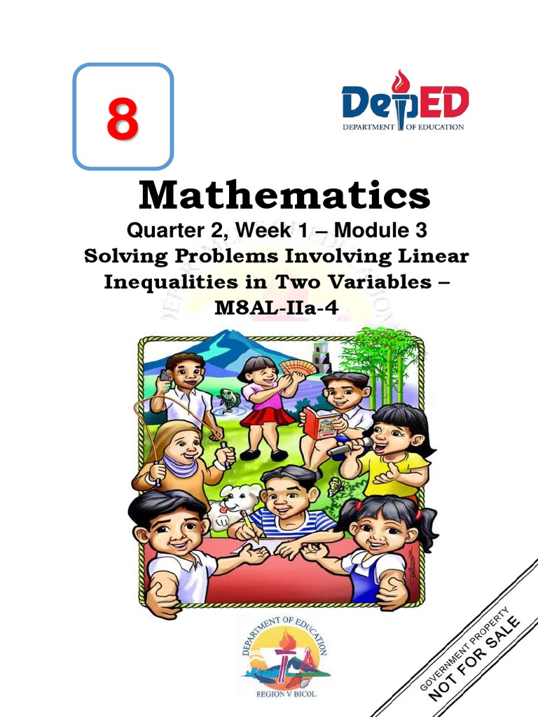 Math8-Q2-Wk 1-M3 | PDF | Inequality (Mathematics) | Mathematics