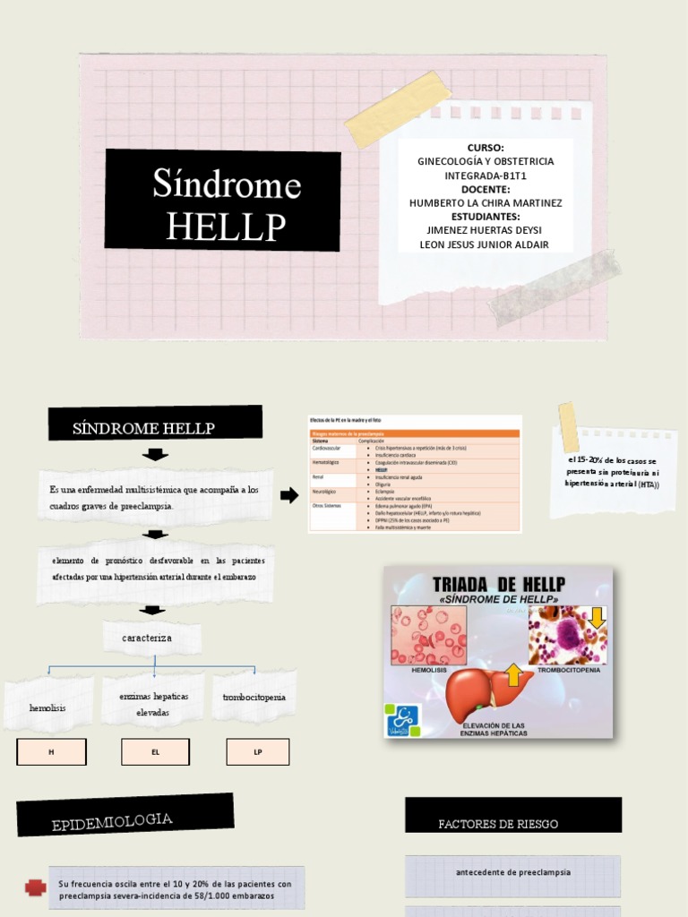 Sindrome Hellp-Ginecologia | PDF | Especialidades Medicas | Medicina ...