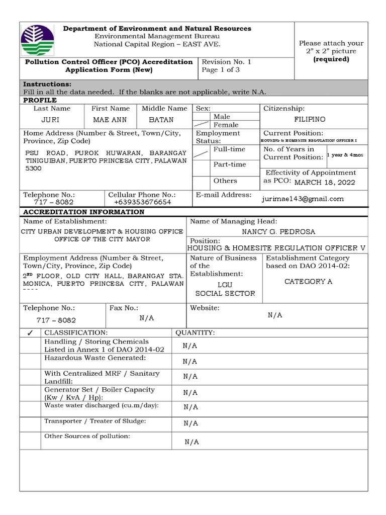 MSDC Renewal Application for PCO | PDF | Notary Public