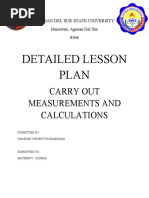 Tle 7 Cookery Perform Mensuration & Calcuation | PDF | Teaspoon | Litre
