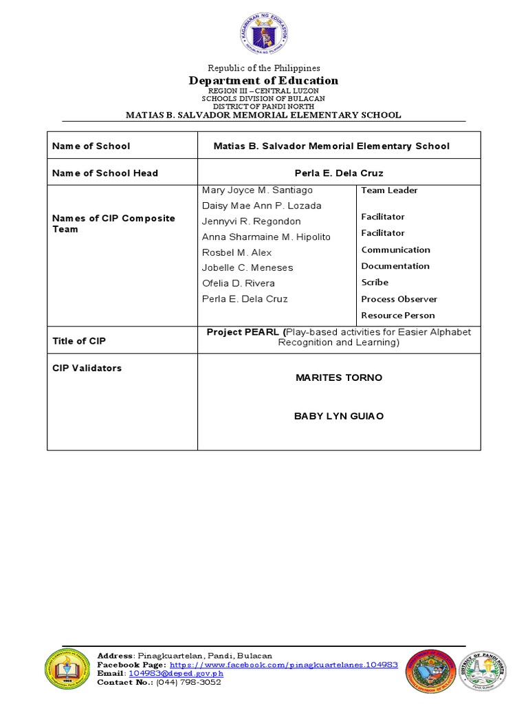 Cip Sheet-3 Copies | PDF