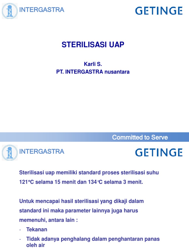Sterilisasi Uap | PDF