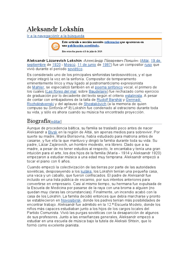 Aleksandr Lokshín | PDF