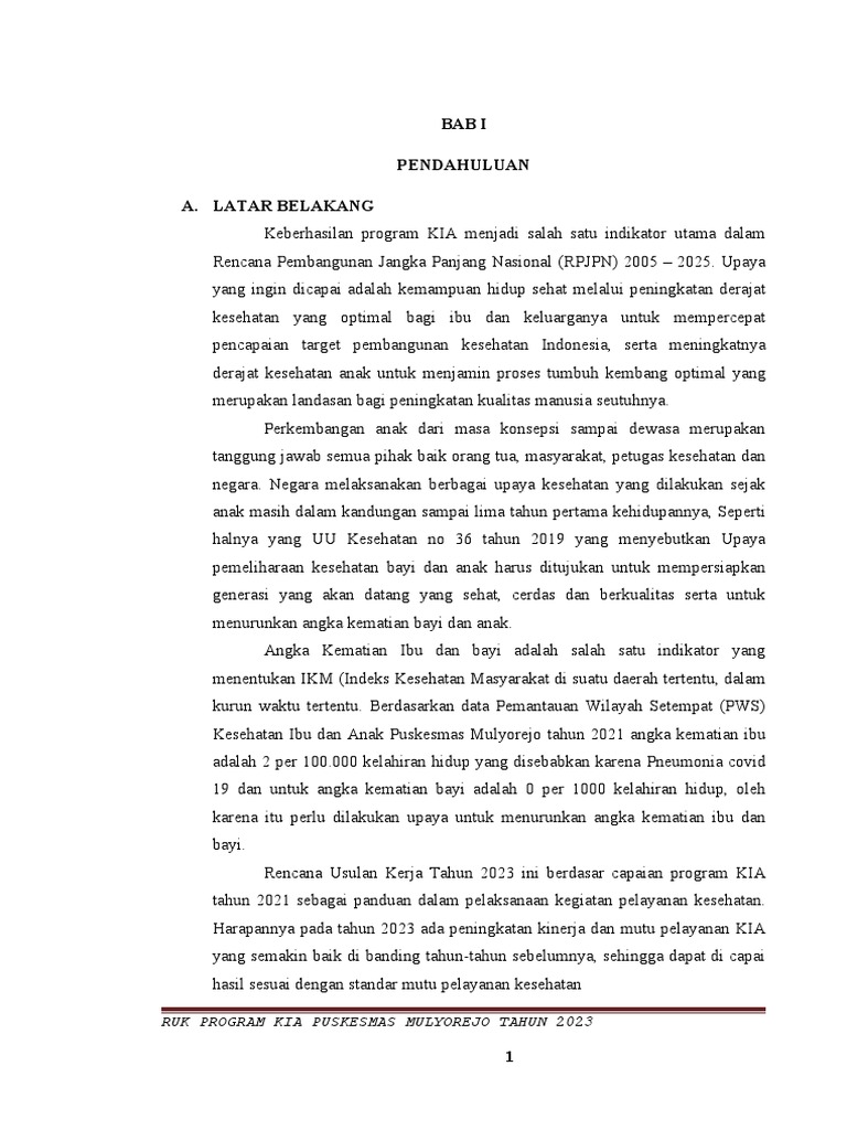 Ruk Kia 2023 B.jaroh Fik | PDF