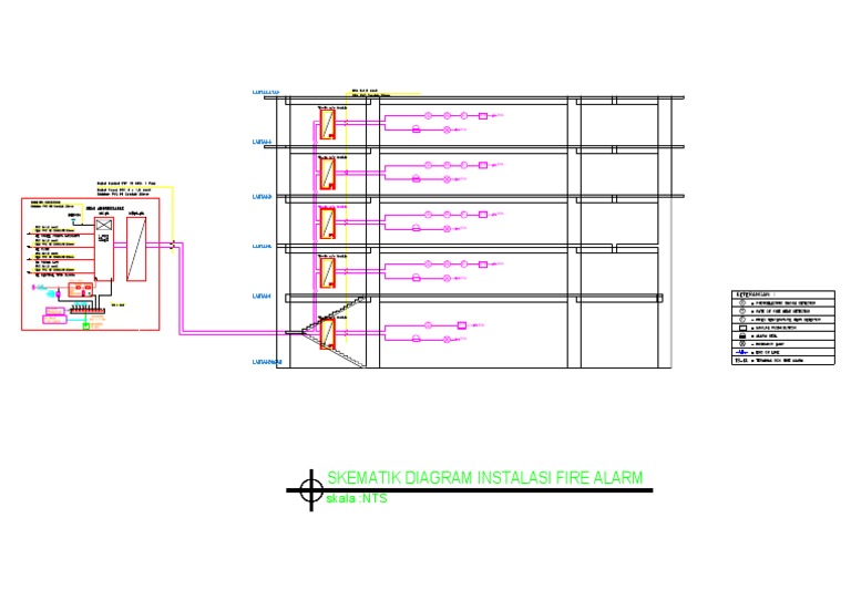 Skematik Fire Alarm | PDF