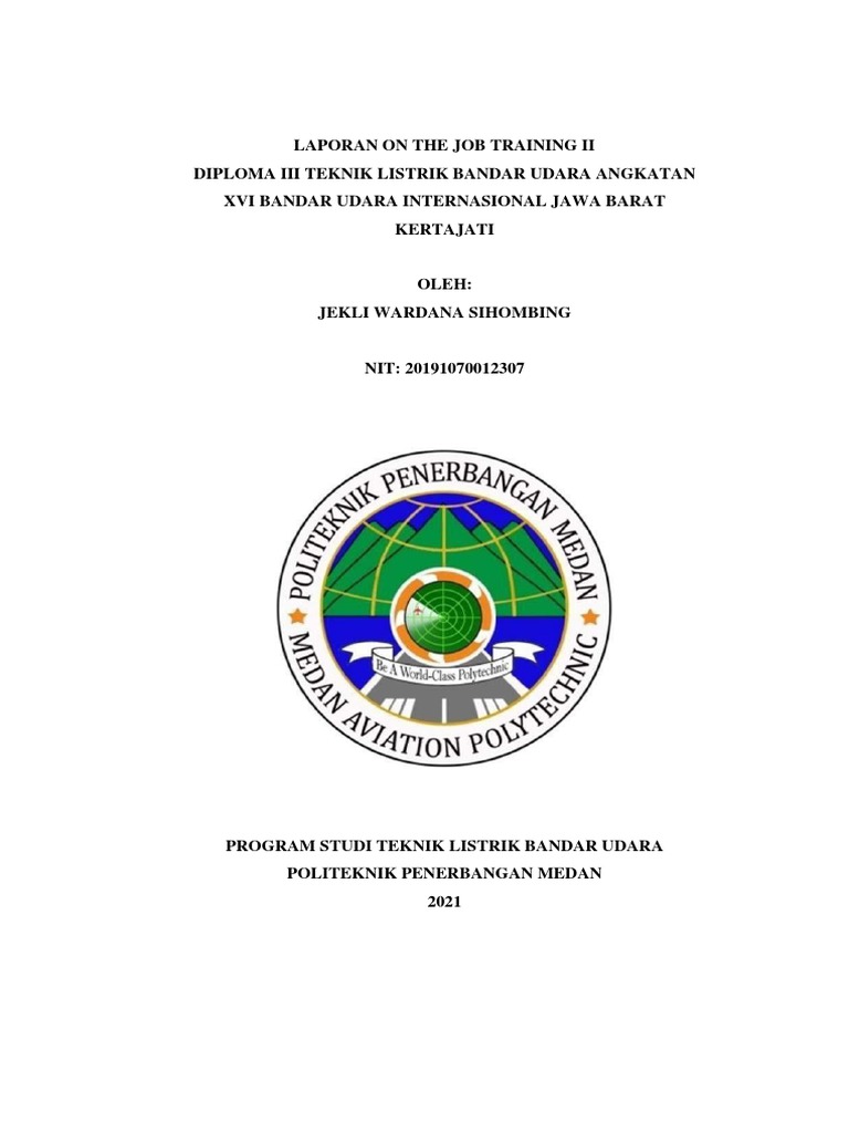 Laporan Ojt 2 Jekli Kertajati Fix | PDF