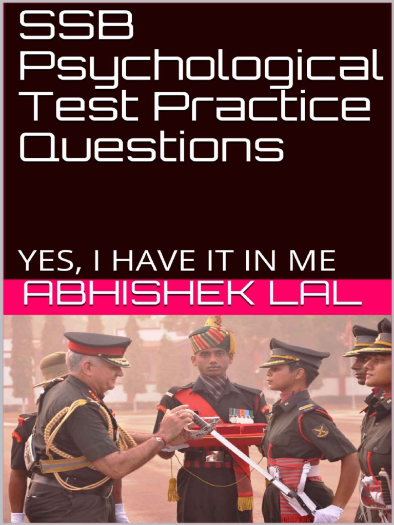 SSB Psychological Test Practice Guide | PDF | Career & Growth | Self ...