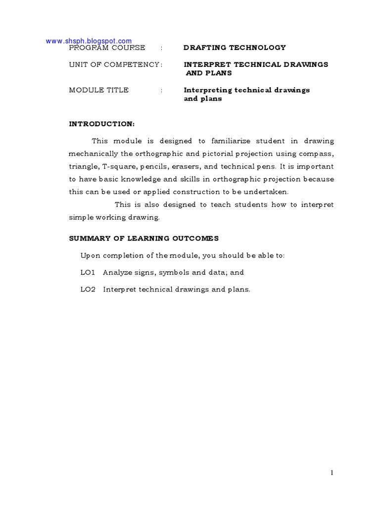 Drafting Module 2 | PDF | Area | Technical Drawing