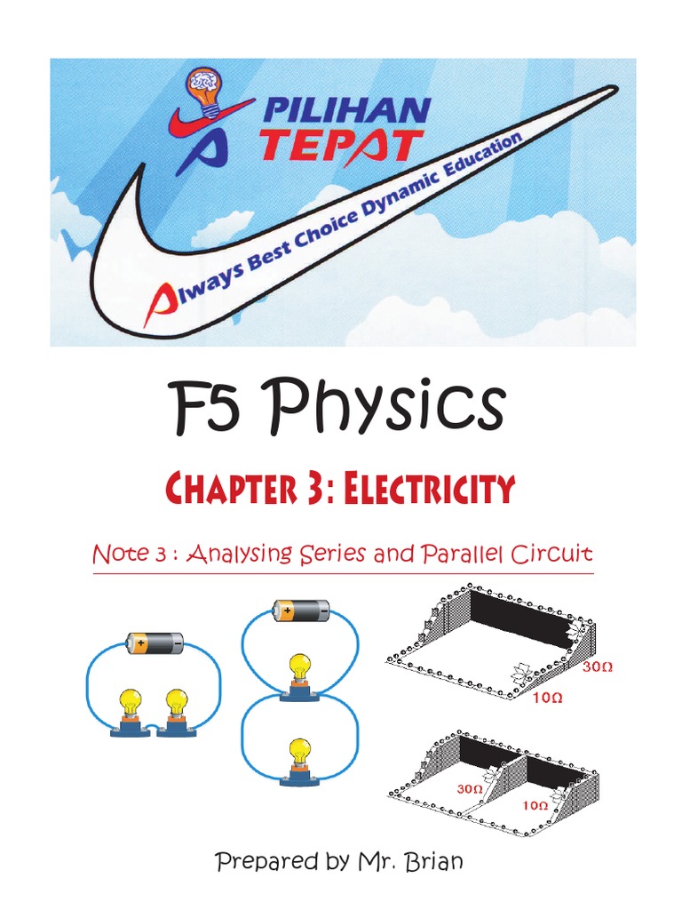 F5 Physics: Chapter 3: Electricity | PDF | Series And Parallel Circuits ...