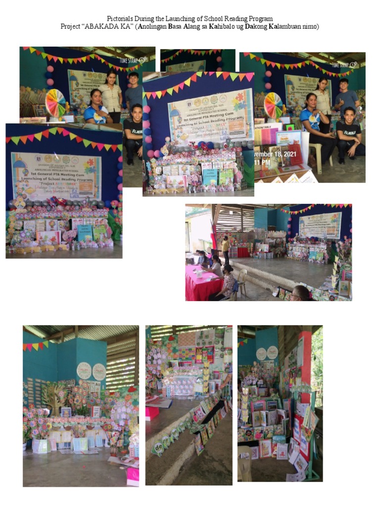 Pictorials During The Launching of School Reading Program Project ...