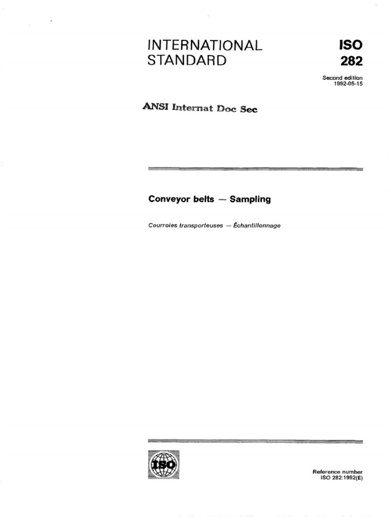 ISO 282 - 1992 | PDF