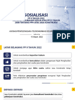 PP No. 9 TH 2022 (Jasa Konstruksi Terbaru) | PDF