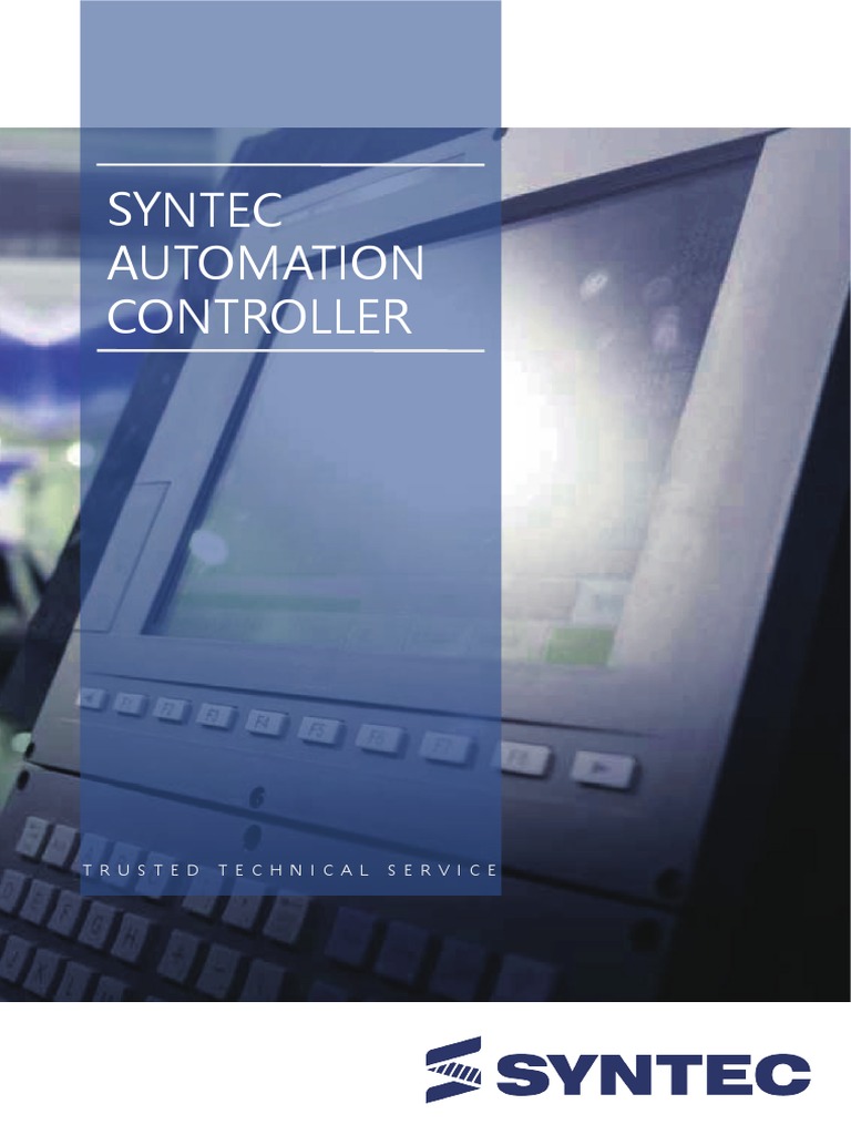 Syntec Automation Controller Trusted Technical Service Pdf Programmable Logic Controller