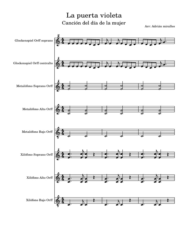 La Puerta Violeta | PDF | Tecnología musical | Instrumentos de percusión