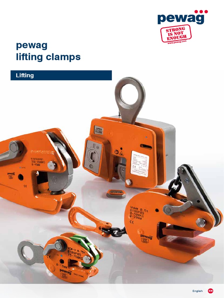 Catalogue Pewag Lifting Clamps en 2021 | PDF | Efficient Energy Use ...