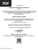 Sample DTI Permit Template | PDF