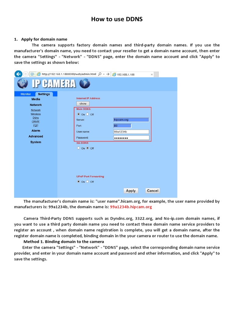 How To Use DDNS | Download Free PDF | Router (Computing) | Domain Name