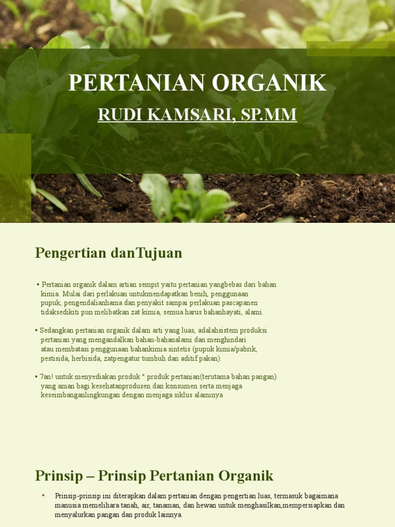 Pertanian Organik Ulb | PDF