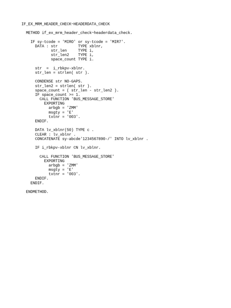 Badi MRM Header Check | PDF