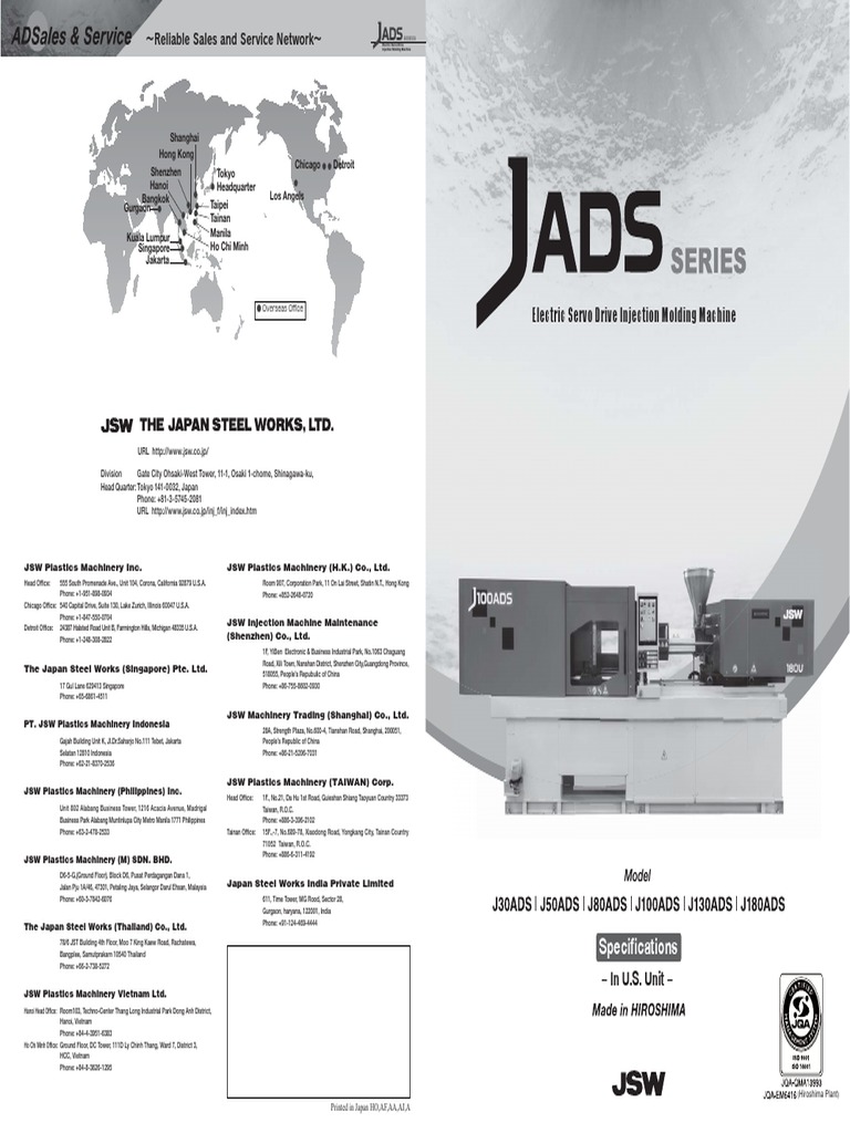 J-ADS Series Small Size Spec (US Units) | PDF | Mechanical Engineering