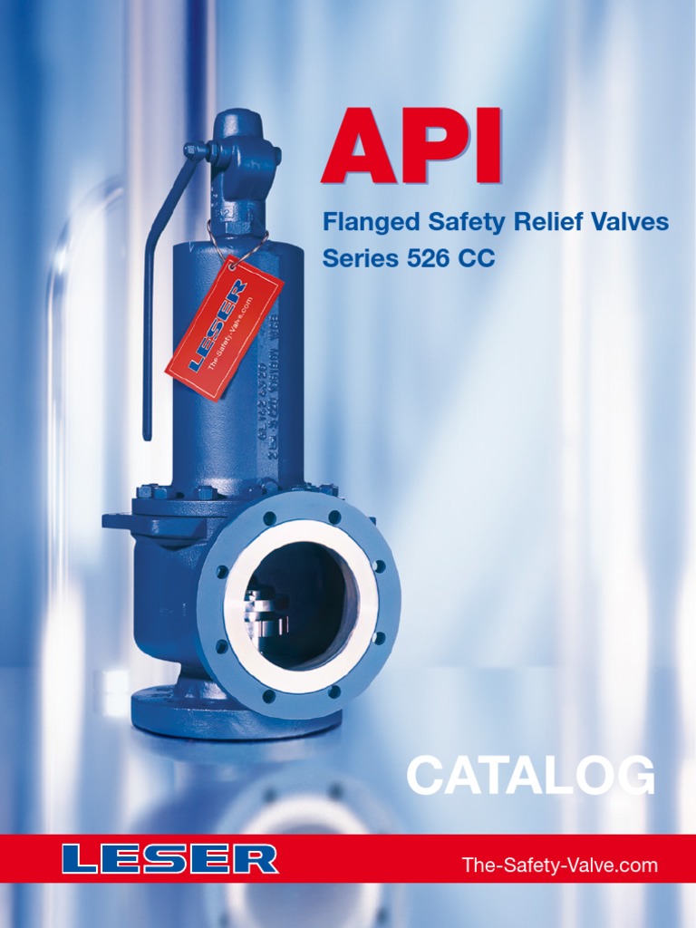 Catalog: Flanged Safety Relief Valves Series 526 CC | PDF | Valve | Oil ...