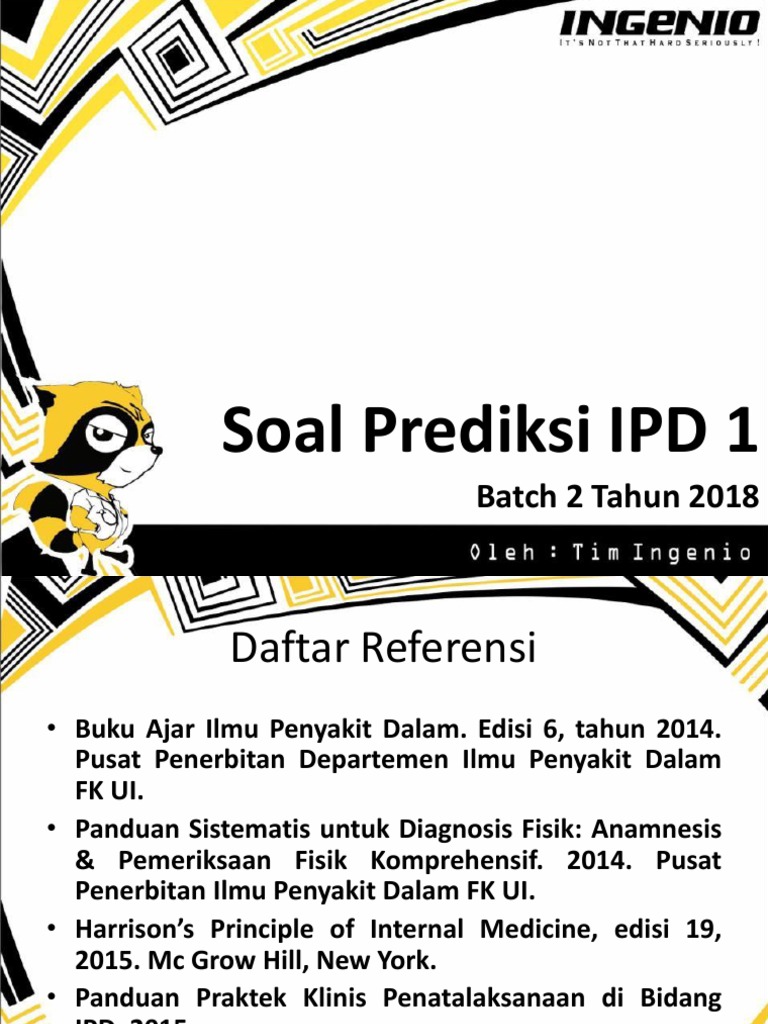 INGENIO Soal Prediksi IPD 1 Batch | PDF