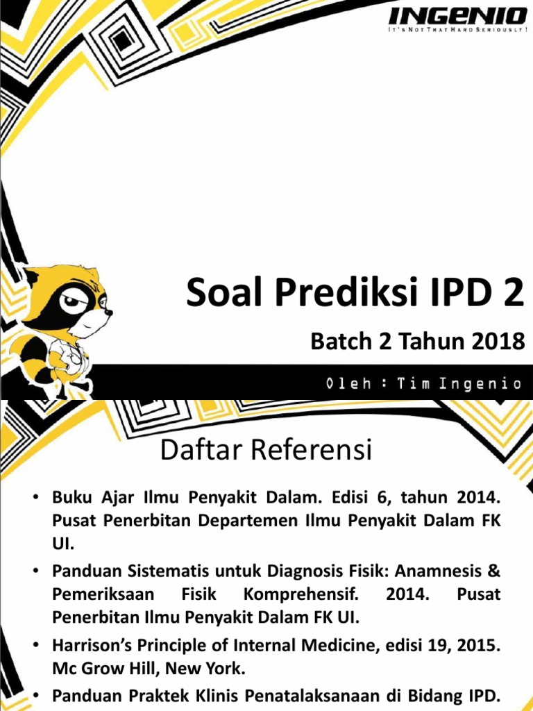 INGENIO Soal Prediksi IPD 2 Batch | PDF