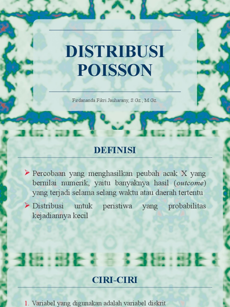 Distribusi Poisson | PDF