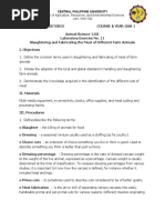 Poultry Carcass Dressing Procedure | PDF