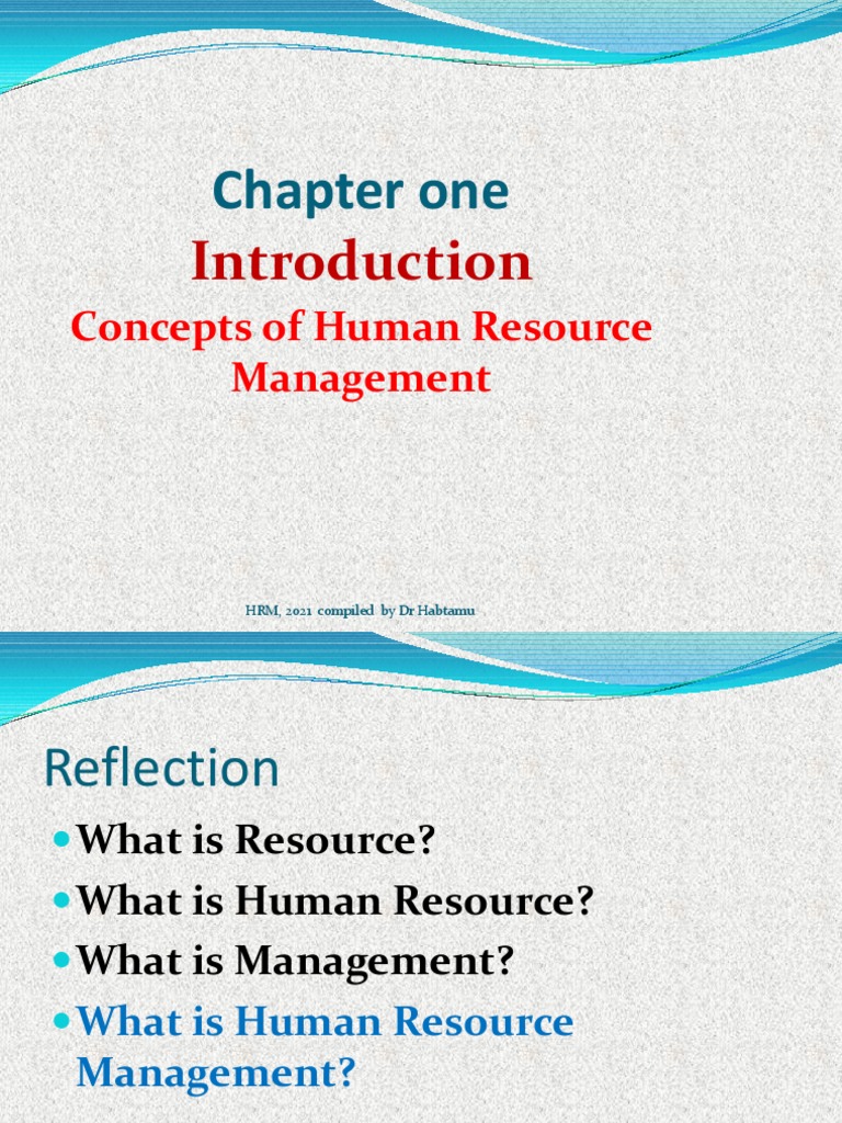 HRM Chapter 1 | PDF | Human Resource Management | Strategic Management