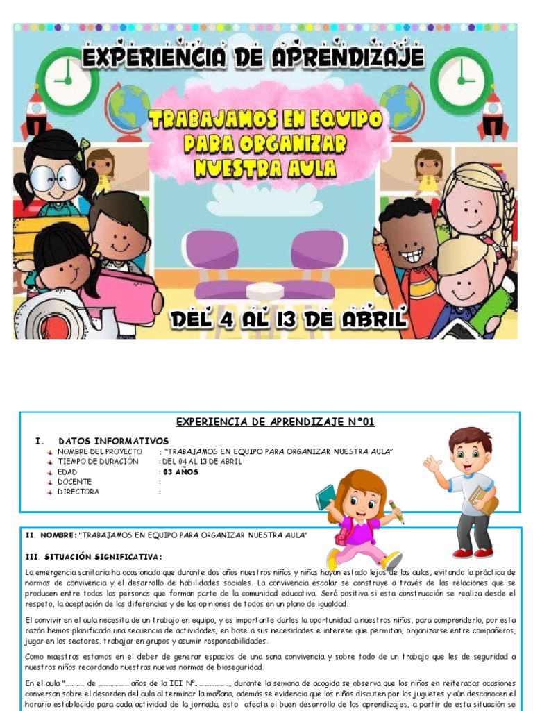 Organización y Convivencia en Aulas | PDF | Salón de clases ...