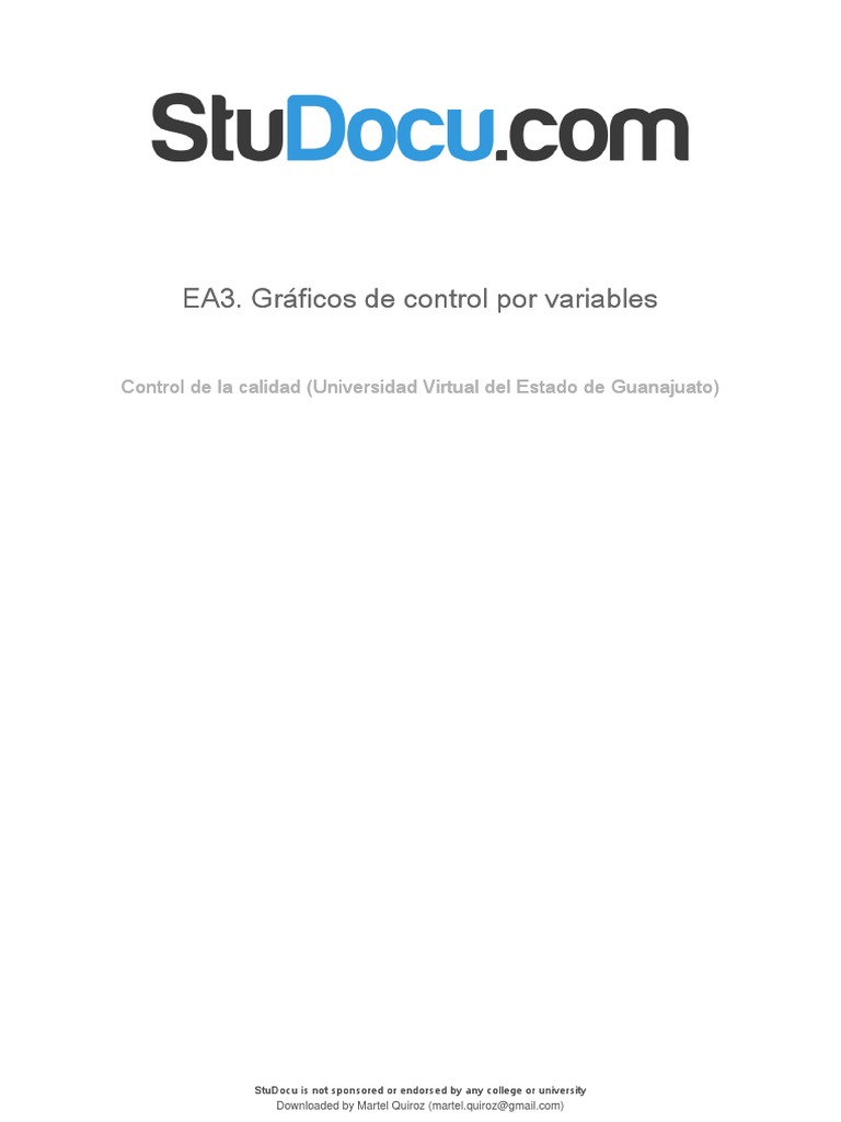 Ea3 Graficos de Control Por Variables | PDF