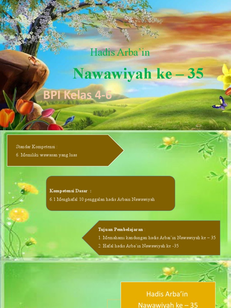 BPI Kelas 4-6, Hadis Arba'i | PDF