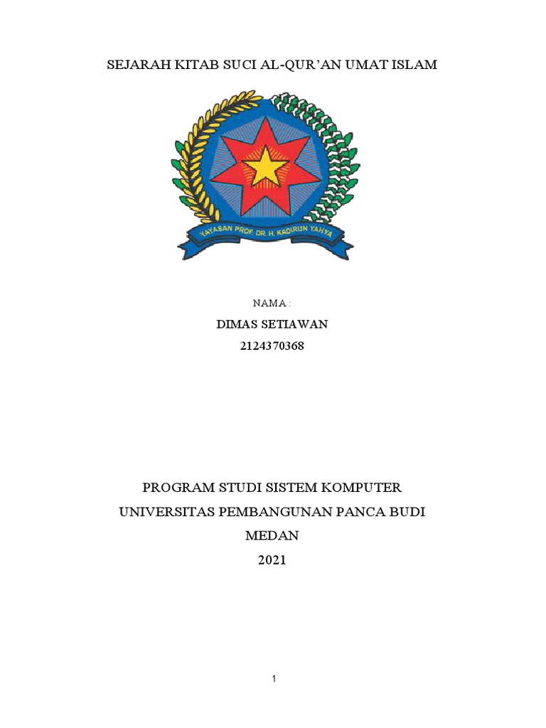 Dimas Setiawan - Kitab Suci Al-Quran | PDF