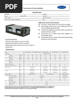 Daikin FXMQ Series Technical Data Sheet | PDF | Air Conditioning | Heat ...