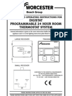 Worcester Digistat Optimiser Programmable 7 Day Room Thermostat System ...