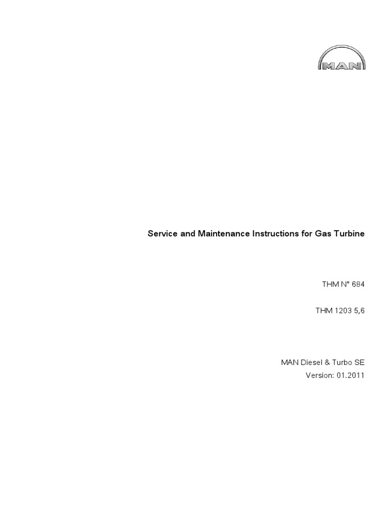 Manual Mto 1203 - 5,6 MW | PDF | Turbocharger | High Voltage