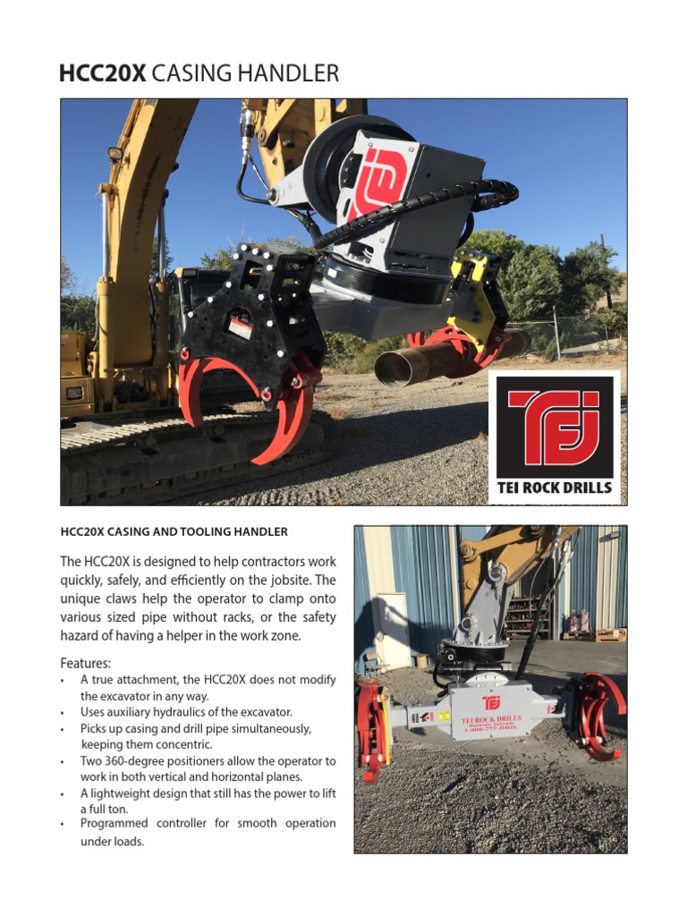 TEJ Casing Handler | PDF | Pipe (Fluid Conveyance) | Equipment
